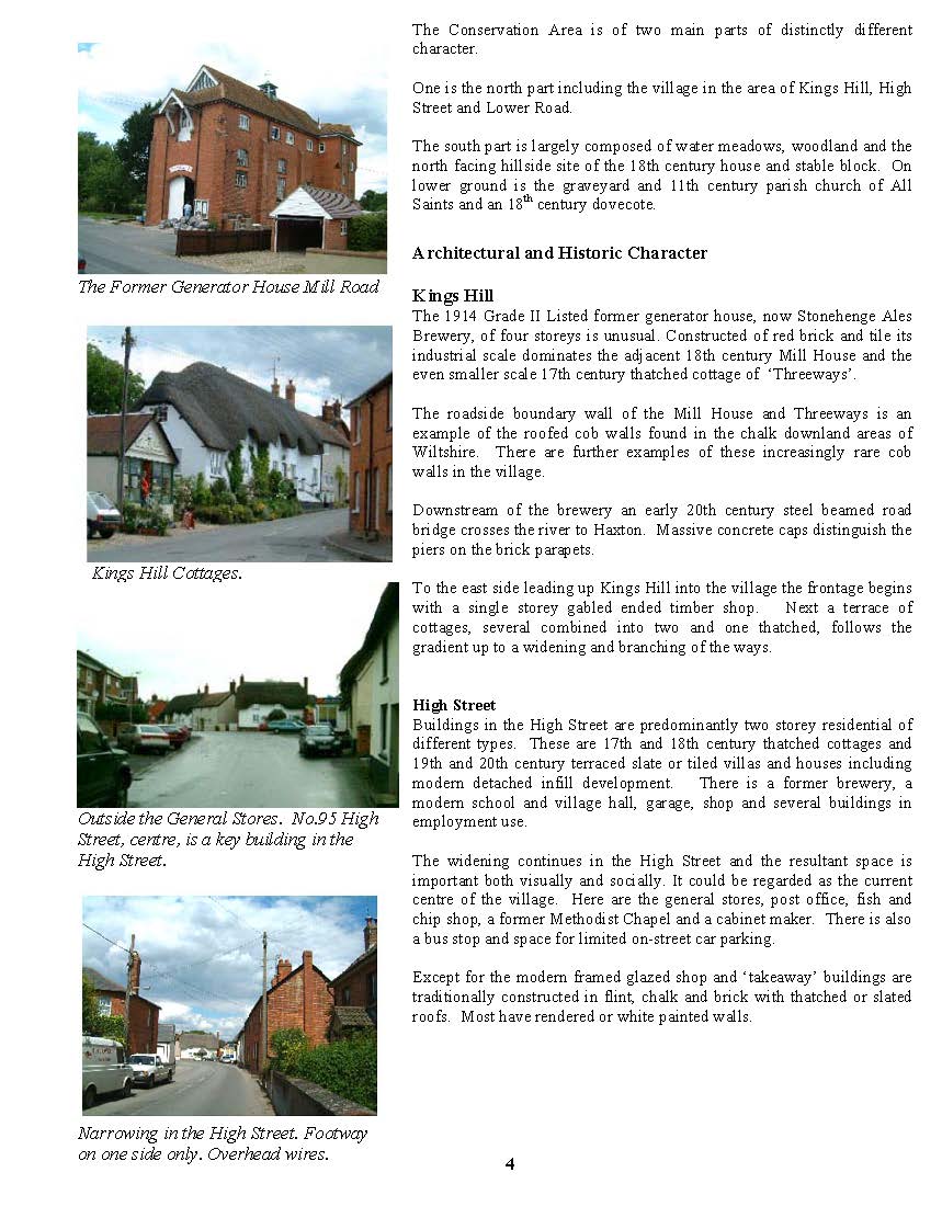 Conservation Area Statement - Netheravon Parish Council