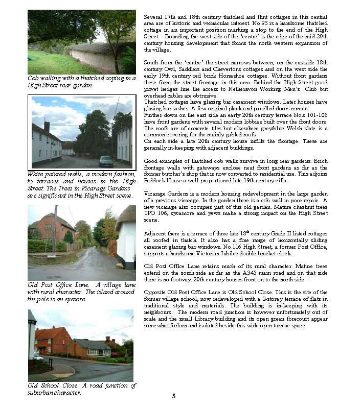 Conservation Area Statement - Netheravon Parish Council