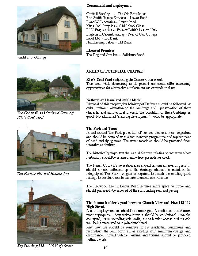 Conservation Area Statement - Netheravon Parish Council